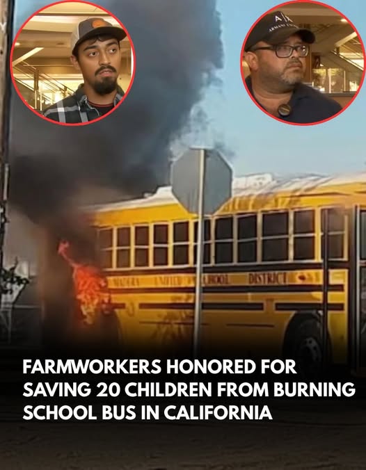 Farmworkers Turn Heroes as School Bus Bursts Into Flames in Madera ...
